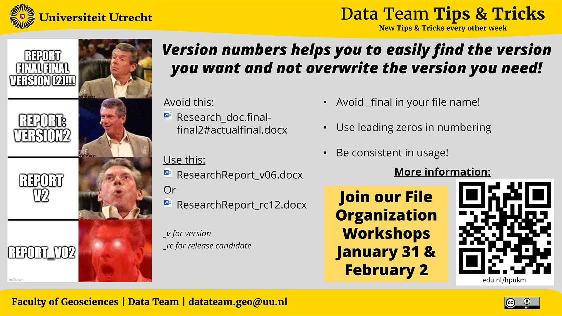 Geo data - support for researchers | Version Numbering in File Names